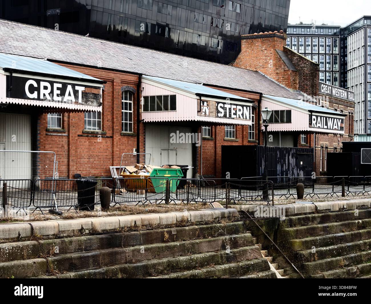 The Great Western Railway Warehouse building at the dry docks on the ...