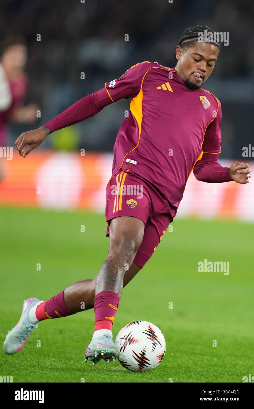 Roma’s Leon Bailey during the Uefa Europa League soccer match between ...