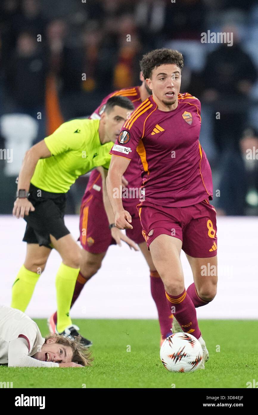 Roma’s Neil El Aynaoui during the Uefa Europa League soccer match ...