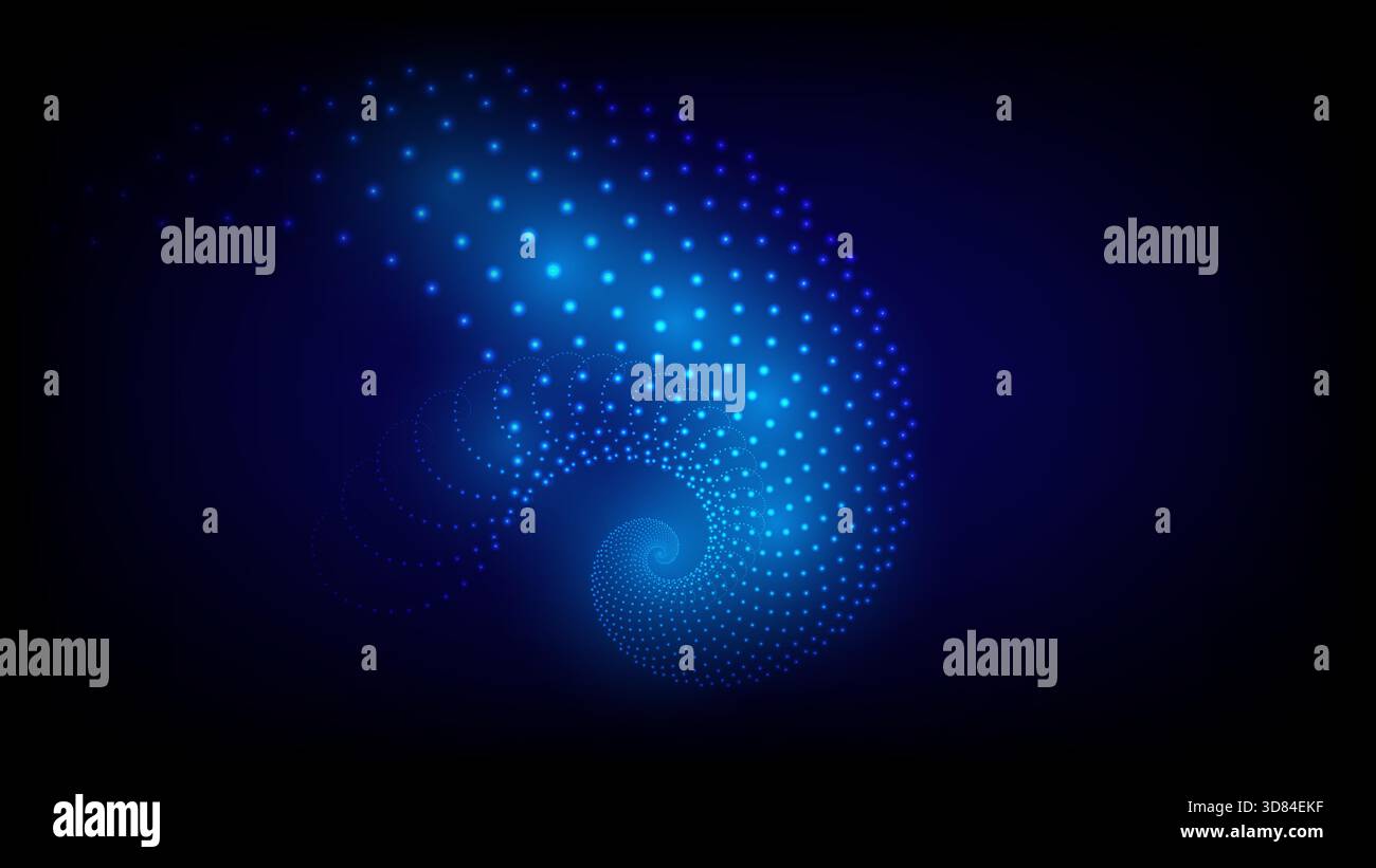 Dynamic glowing dots Stock Vector Images - Alamy