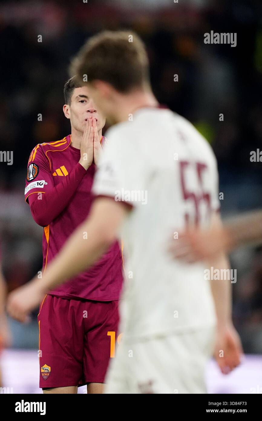Roma’s Matias Soule during the Uefa Europa League soccer match between ...