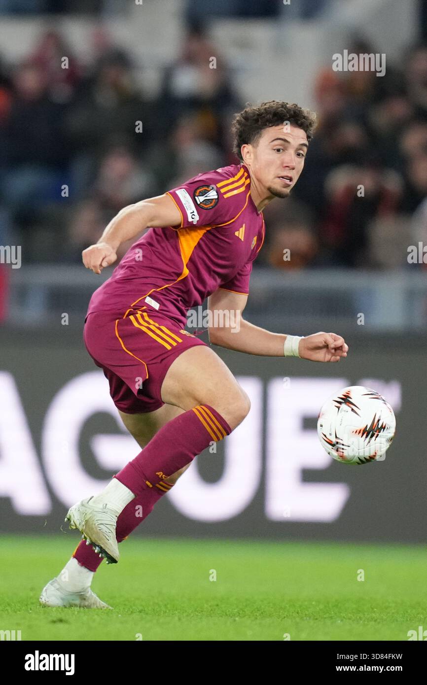 Roma’s Neil El Aynaoui during the Uefa Europa League soccer match ...