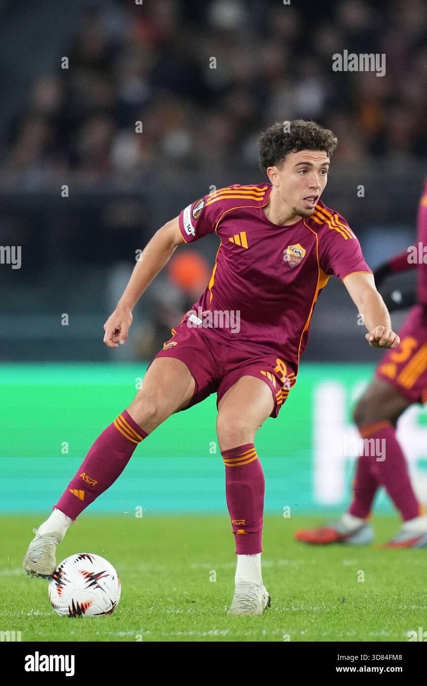 Roma’s Neil El Aynaoui during the Uefa Europa League soccer match ...