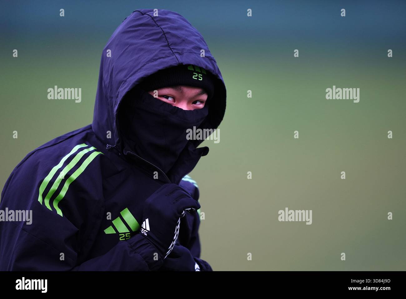 Celtic's Hayato Inamura during a training session at Celtic Lennoxtown ...