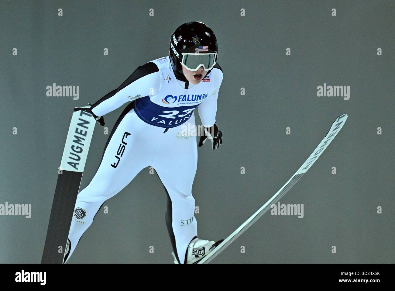 FALUN, SWEDEN 20251128Josie Johnson, USA, jumps in the Women's ...