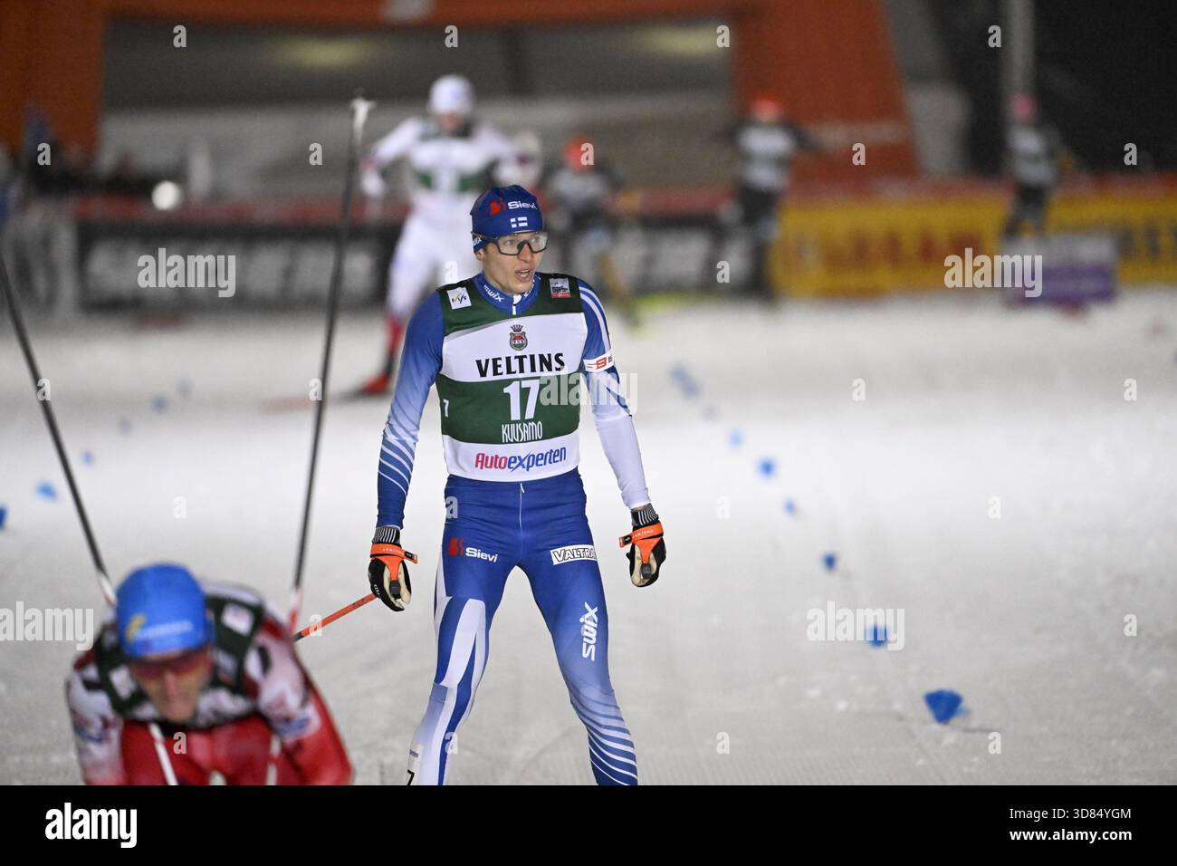 Eero Hirvonen of Finland competes during 7,5 km Cross-Country Skiing of ...