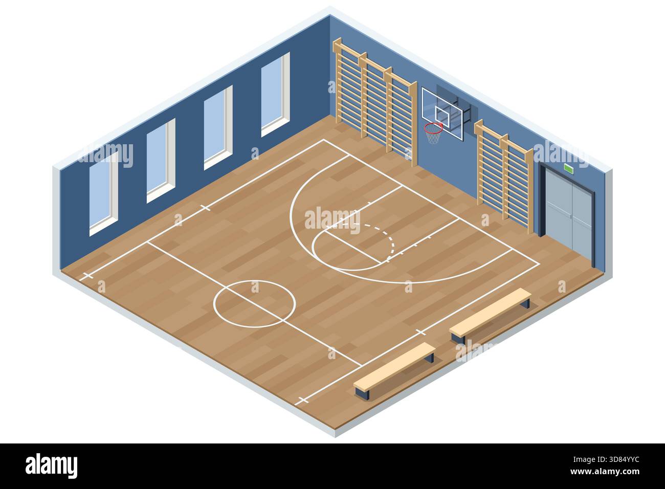 Sports facility interior Cut Out Stock Images & Pictures - Alamy