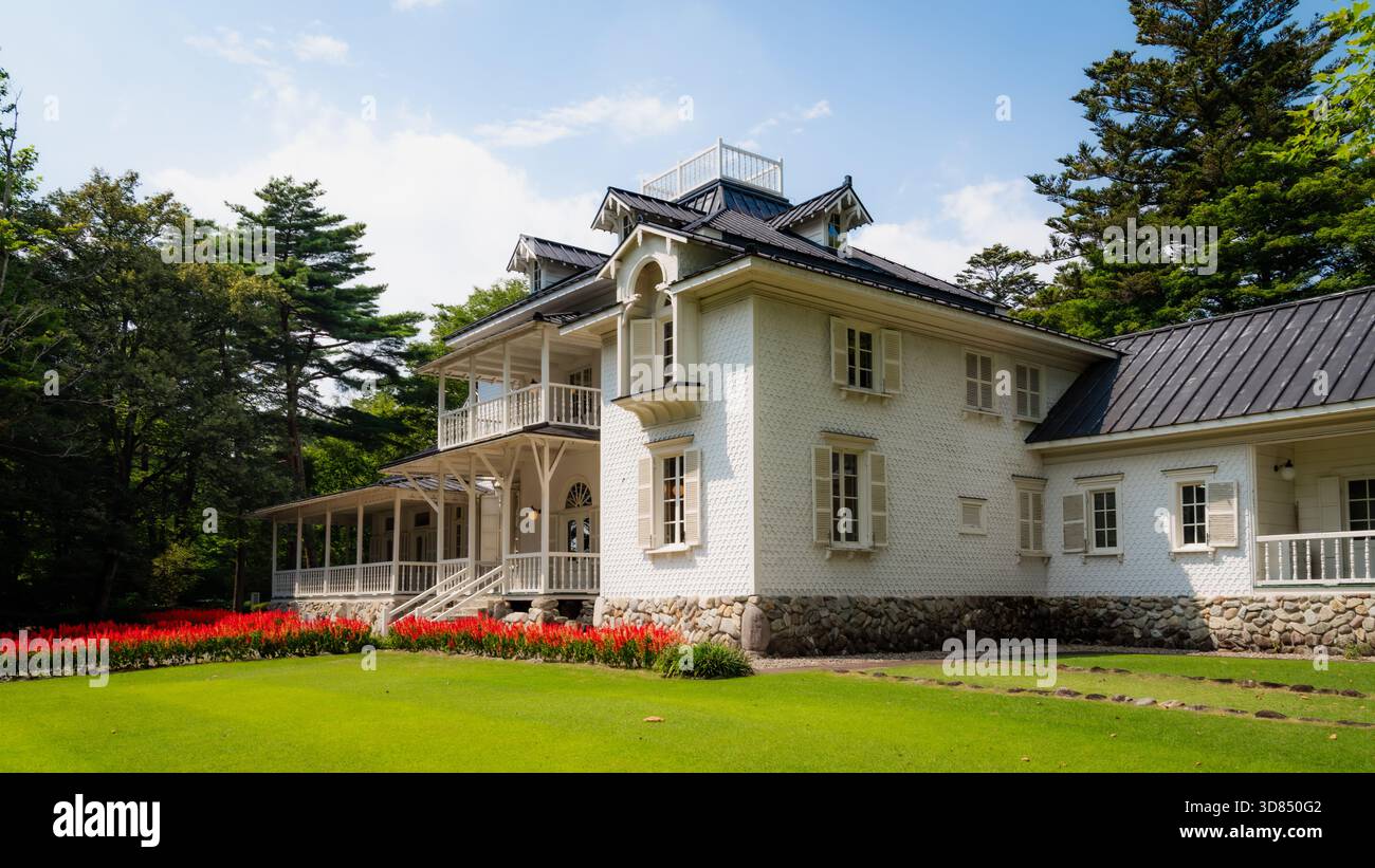 German-inspired villa built in 1888 in Tochigi, Japan, commissioned by ...