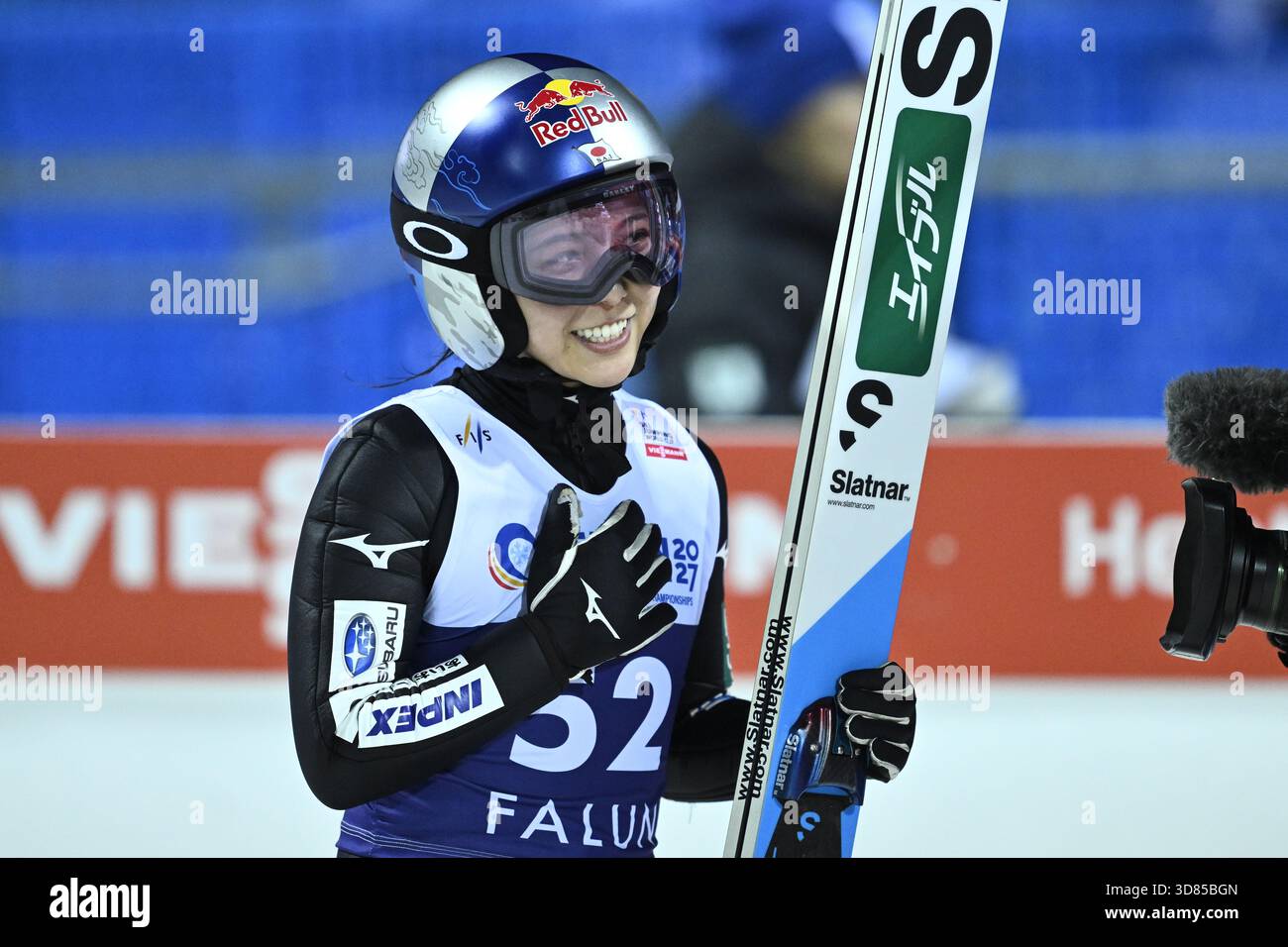 FALUN, SWEDEN 20251128Sara Takanashi, Japan, after the second jump in ...