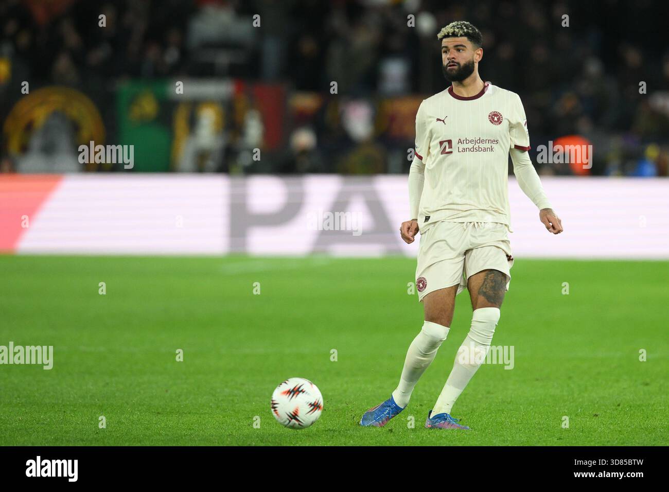 Olimpico Stadium, Rome, Italy - Philip Billing of FC Midtjylland during ...