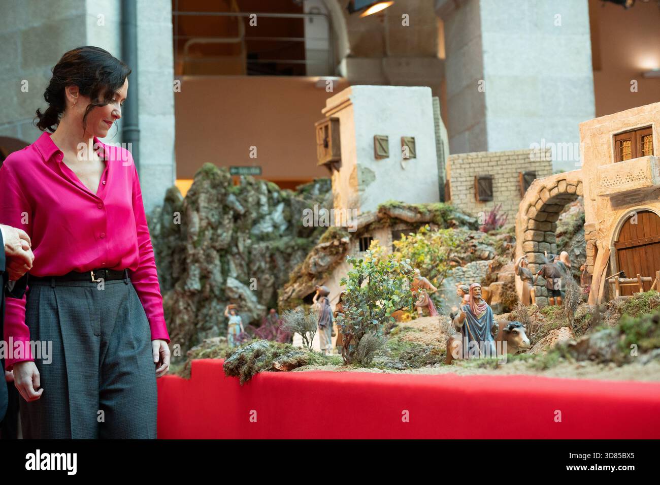 The president of the Community of Madrid, Isabel Diaz Ayuso during the ...