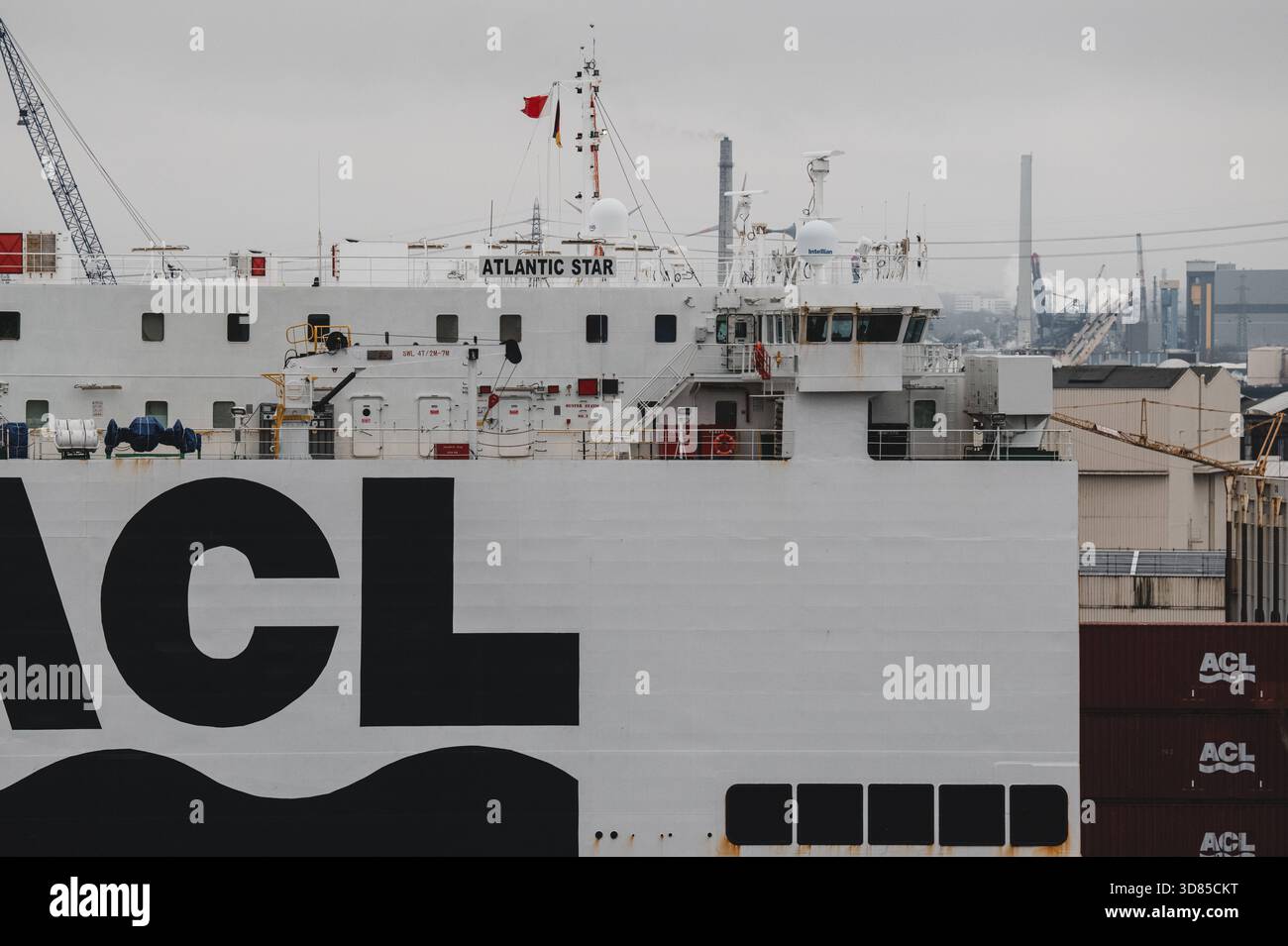 Deutschland, Hamburg, Hafen, Elbe, ACL, Atlantic Star, ConRo-Schiff ...