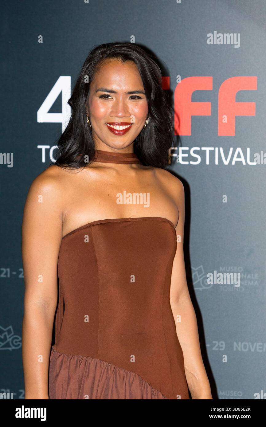 Turin, Italy. 28th Nov, 2025. Bunny Cadag attends photocall at 2025 Torino Film Festival. Credit ...