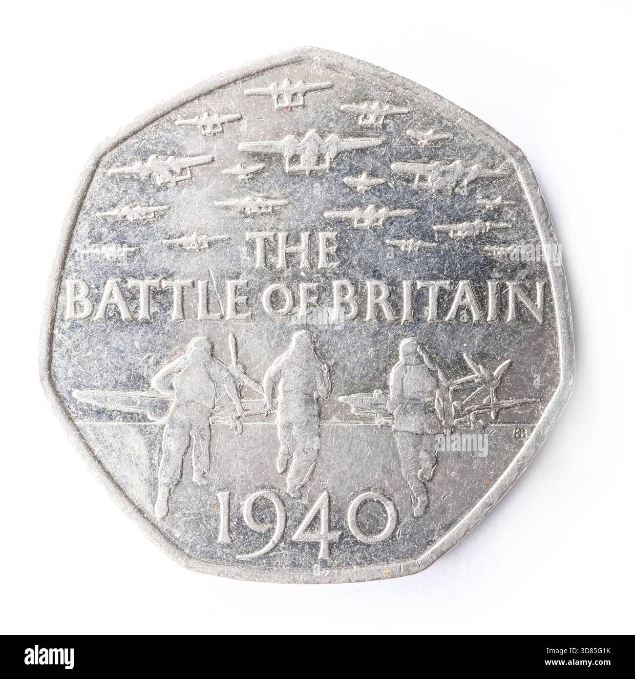 Battle of britain 50 pence coin hi-res stock photography and images - Alamy