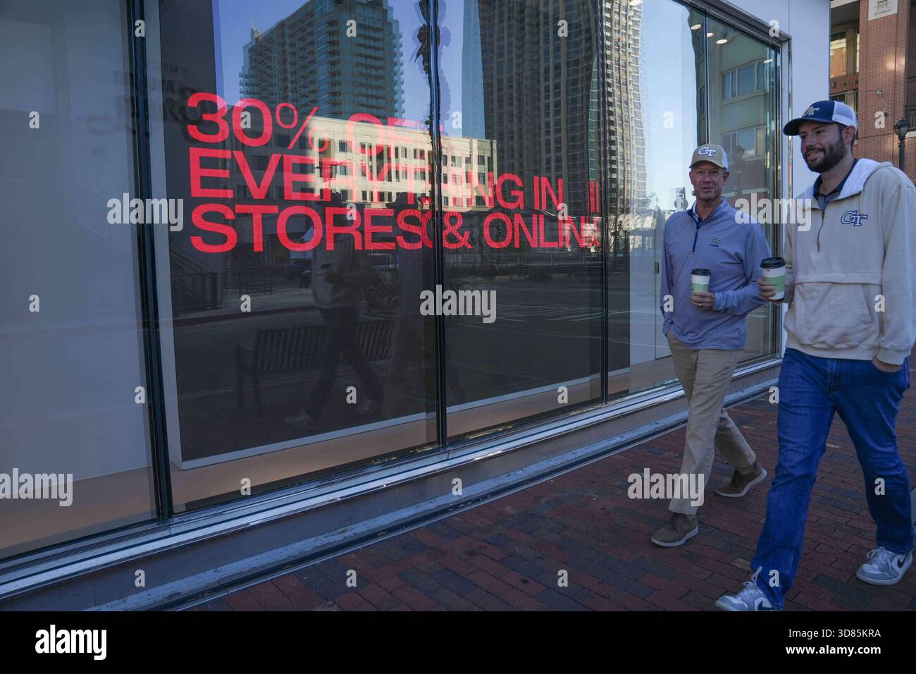 Shoppers browse for Black Friday deals at Atlantic Station outdoor mall ...