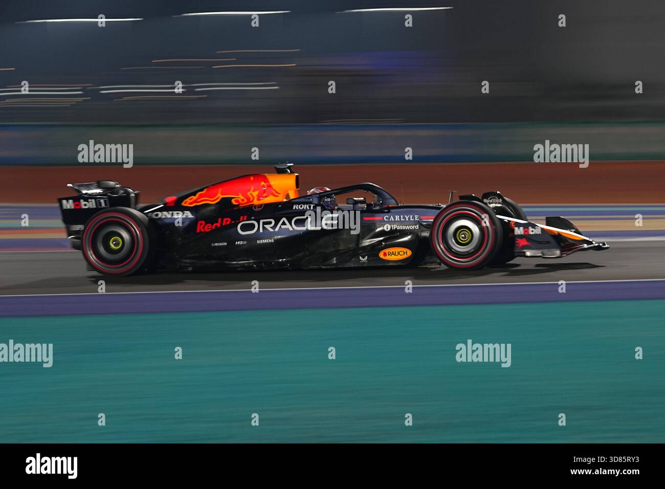 Red Bull driver Max Verstappen of the Netherlands in action during the ...