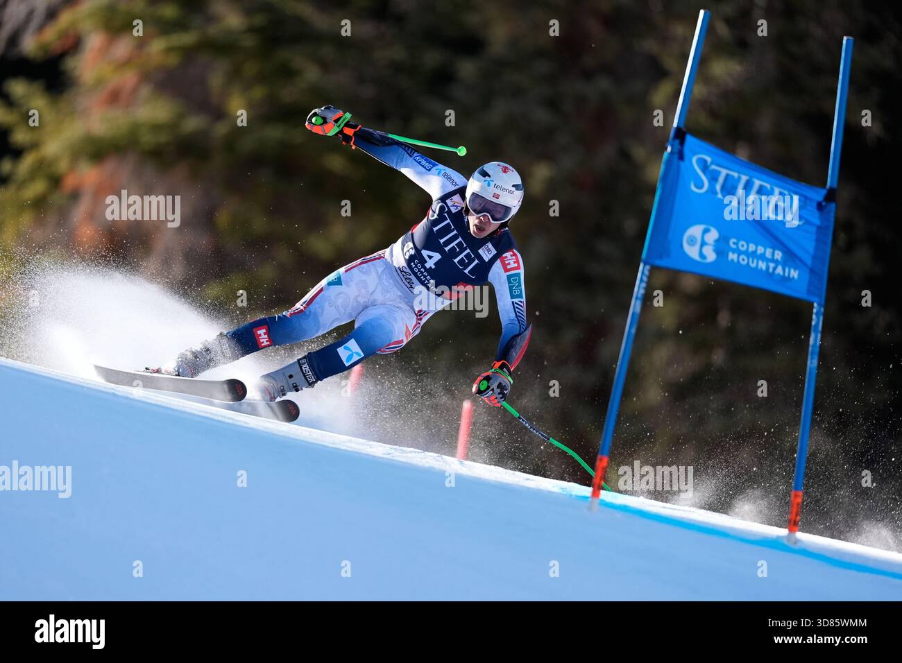 Norway's Henrik Kristoffersen competes during a World Cup men's giant ...