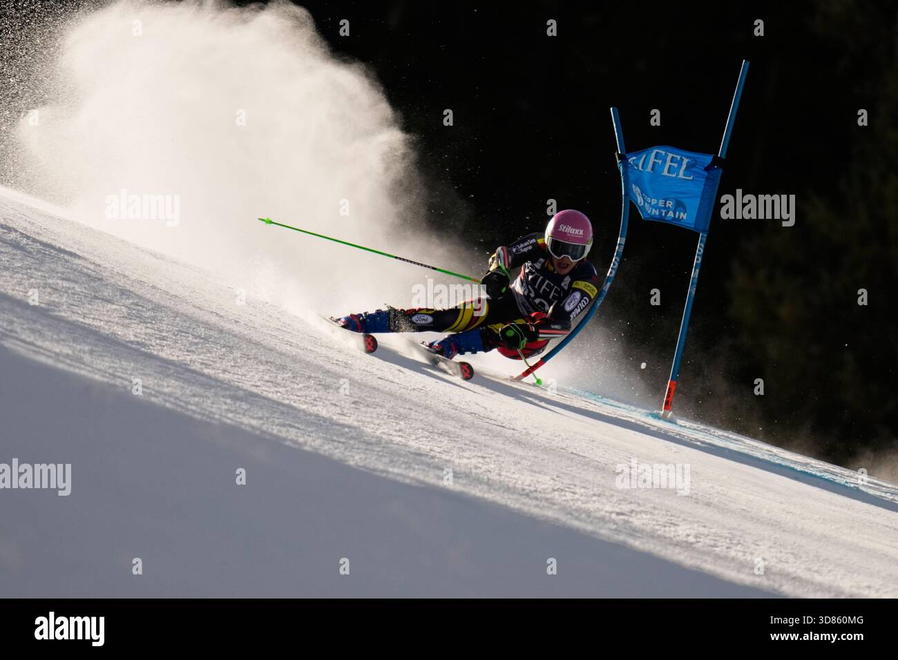 Belgium's Sam Maes competes during a World Cup men's giant slalom ...