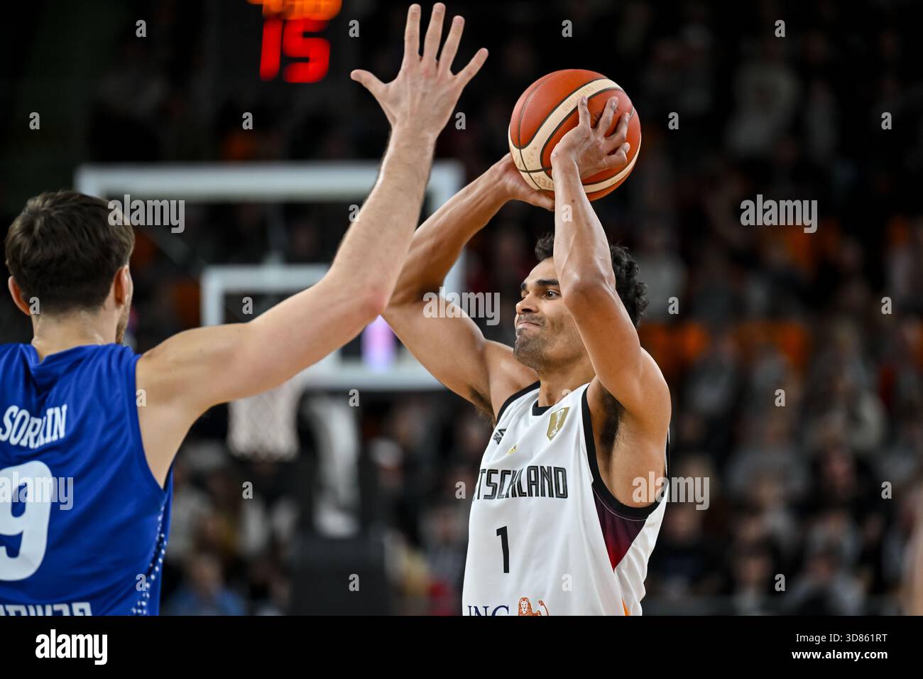 28 November 2025, Bavaria, Neu-Ulm: Basketball: World Cup qualifier ...