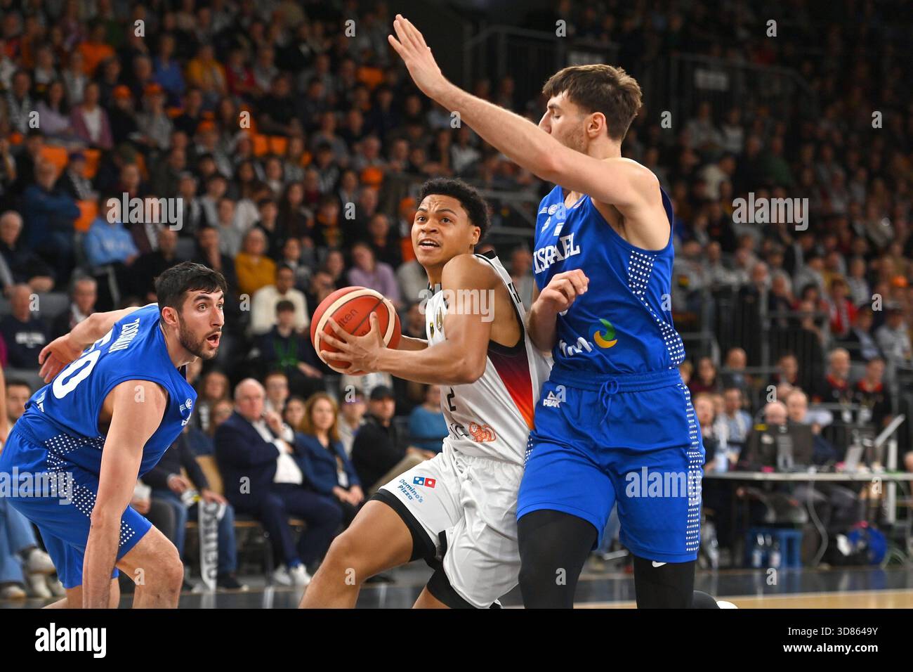 Jack Kayil (GER) , Action, Duel. Basketball National Team Match World ...