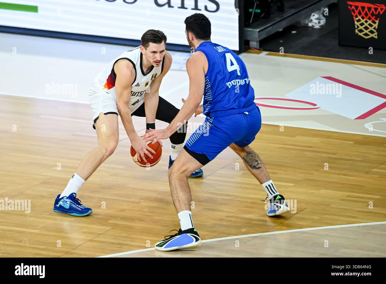 28 November 2025, Bavaria, Neu-Ulm: Basketball: World Cup Qualification, Germany - Israel ...