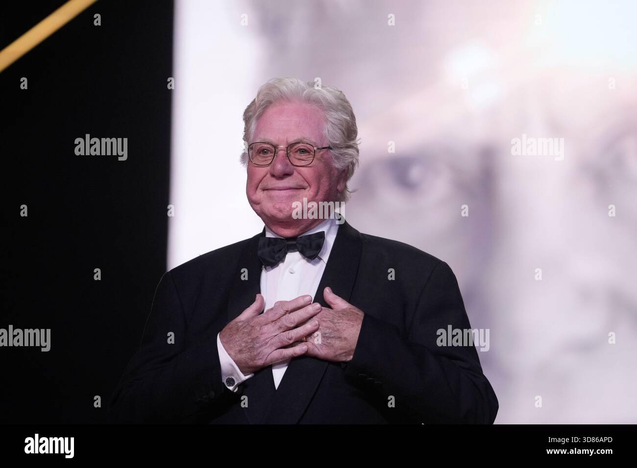 Egyptian actor Hussein Fahmy receives a recognition during the 22nd ...