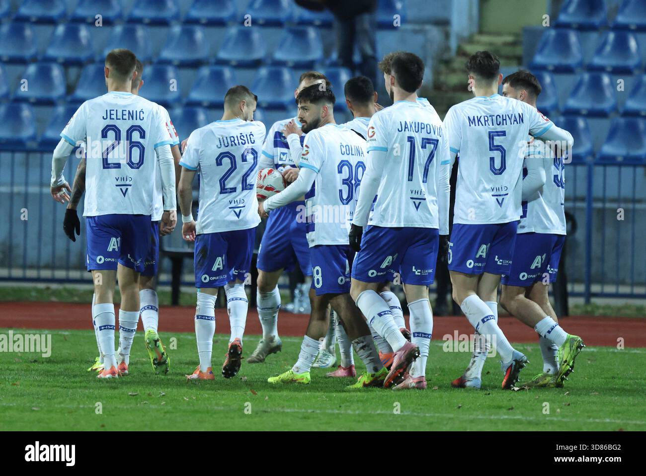 HNK Vukovar 1991 vs NK Osijek match during SuperSport Legaue match in ...