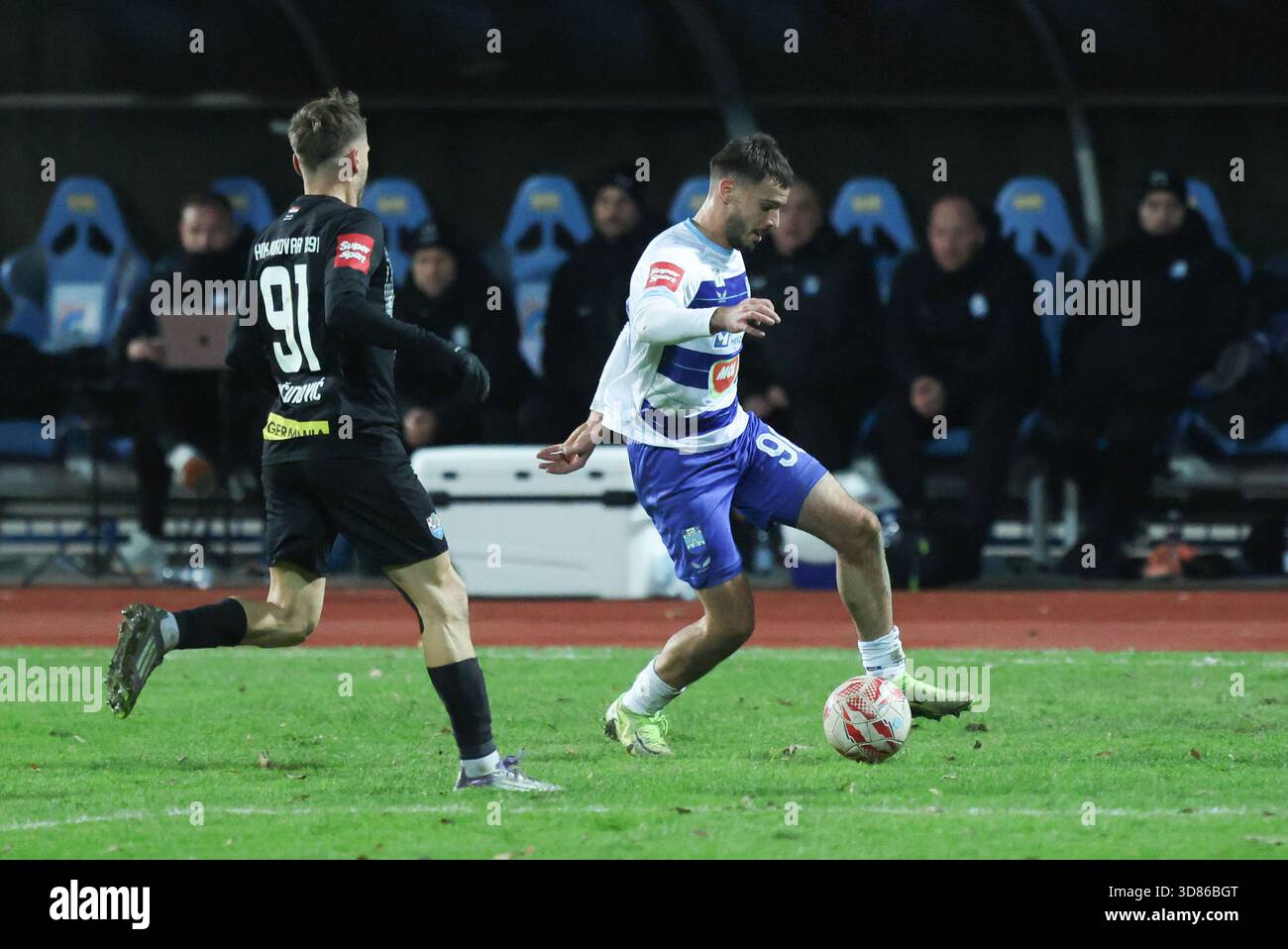 HNK Vukovar 1991 vs NK Osijek match during SuperSport Legaue match in ...