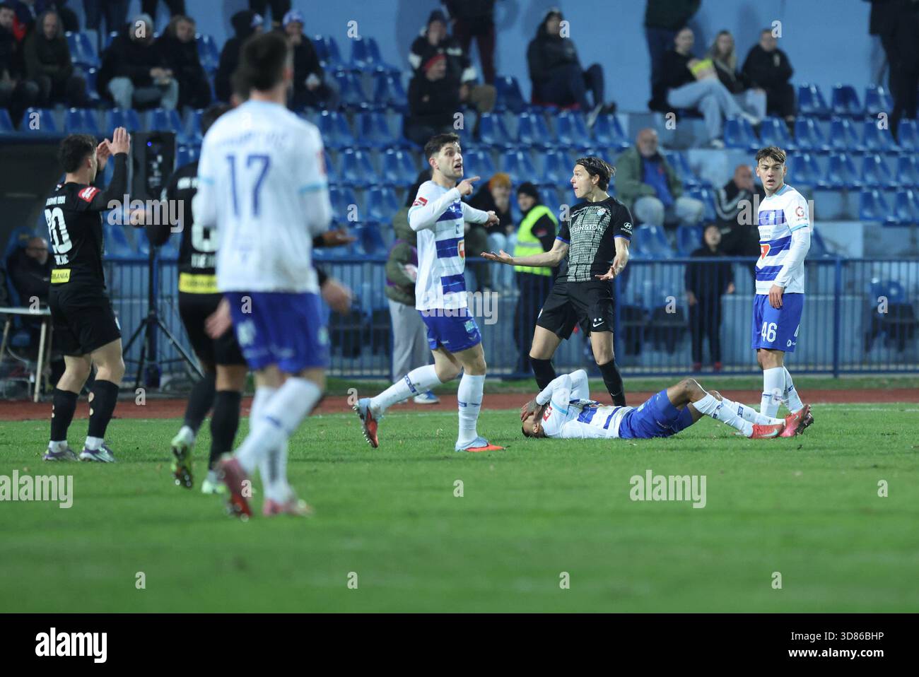 HNK Vukovar 1991 vs NK Osijek match during SuperSport Legaue match in ...