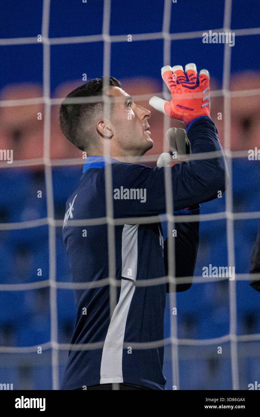 Spanish La Liga EA Sports soccer match Getafe vs Elche at Coliseum ...