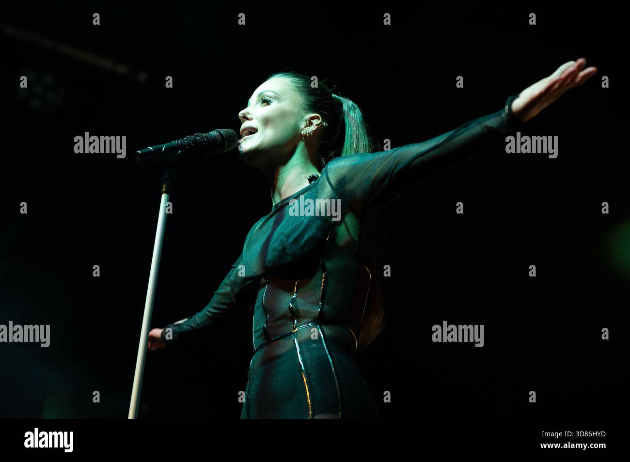 Singer Lorena Gomez performs during the live presentation of her EP ...