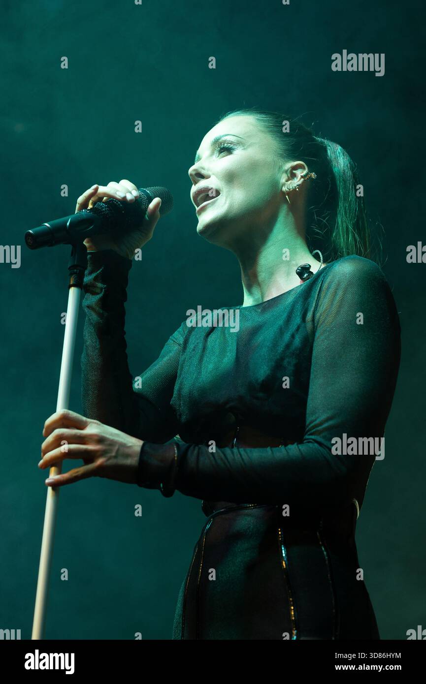 Singer Lorena Gomez performs during the live presentation of her EP ...