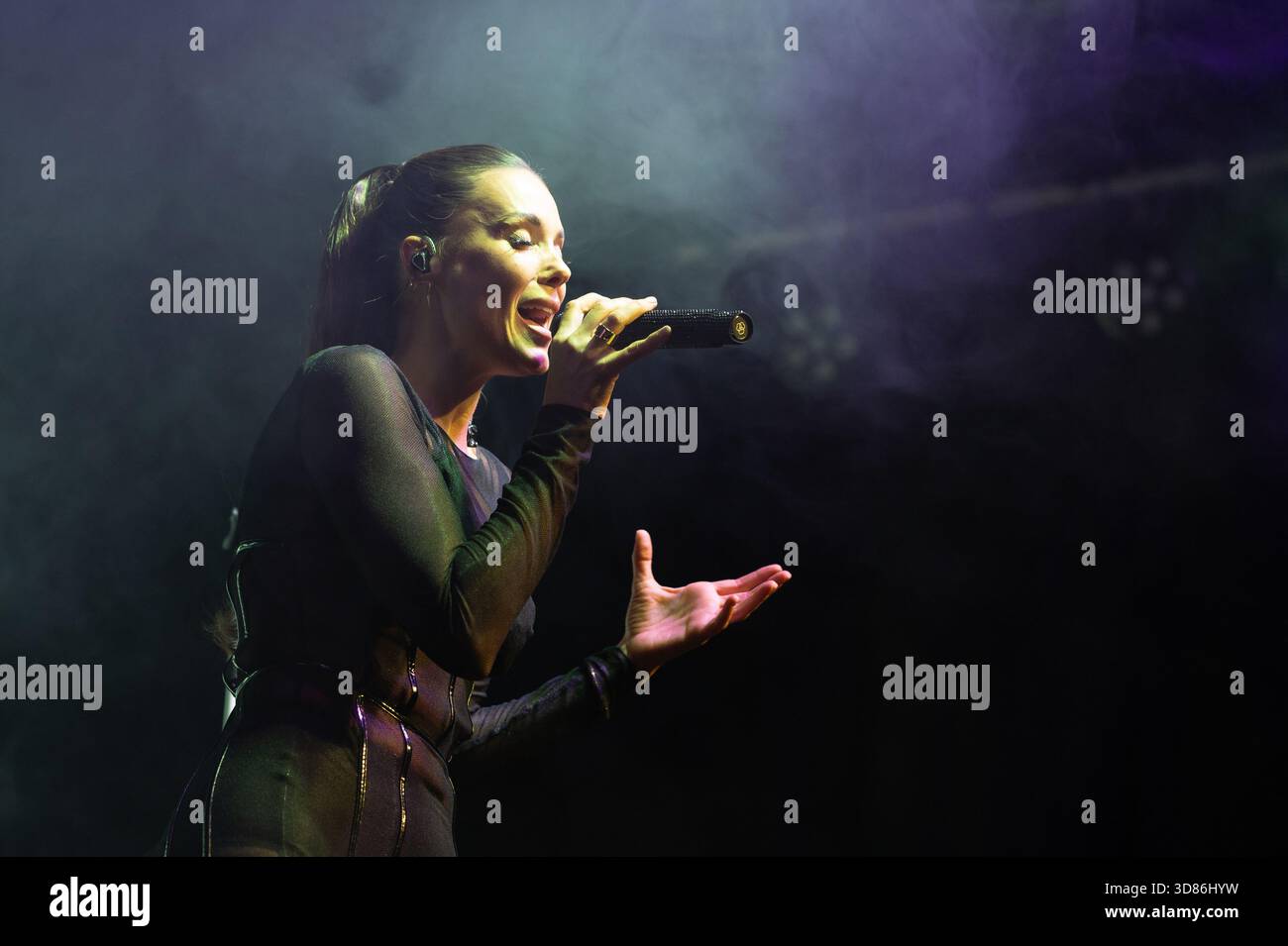 Singer Lorena Gomez performs during the live presentation of her EP ...