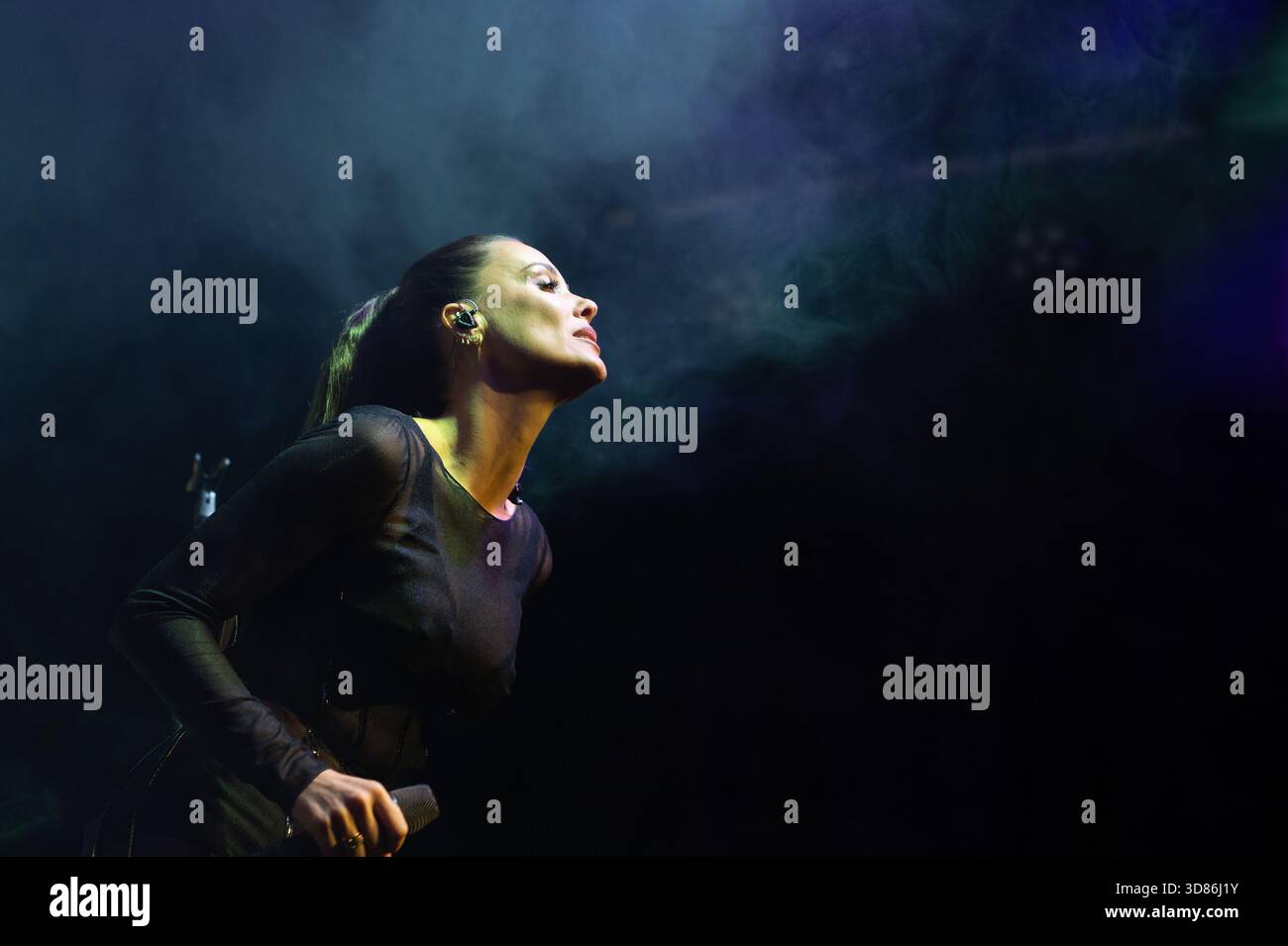 Singer Lorena Gomez performs during the live presentation of her EP ...