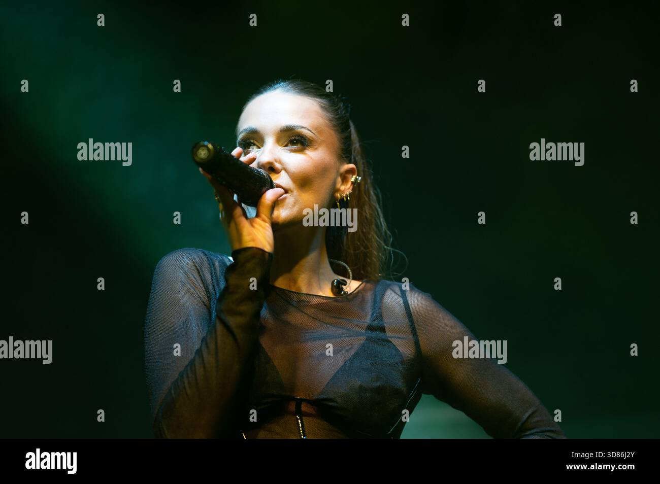 Singer Lorena Gomez performs during the live presentation of her EP ...