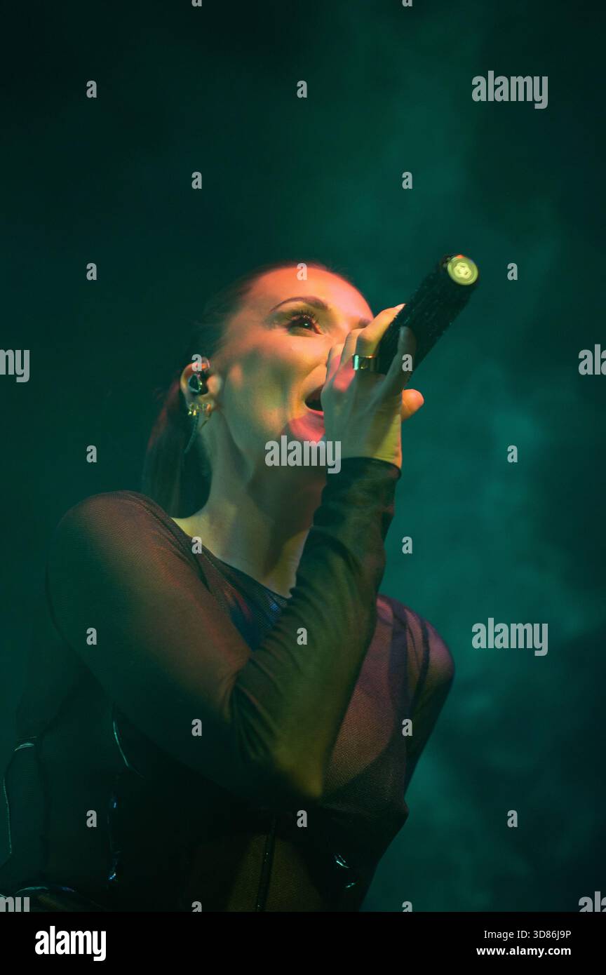Singer Lorena Gomez performs during the live presentation of her EP ...