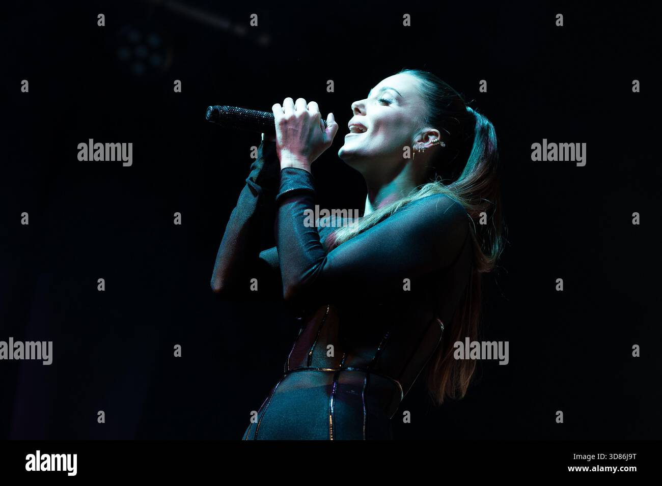 Singer Lorena Gomez performs during the live presentation of her EP ...