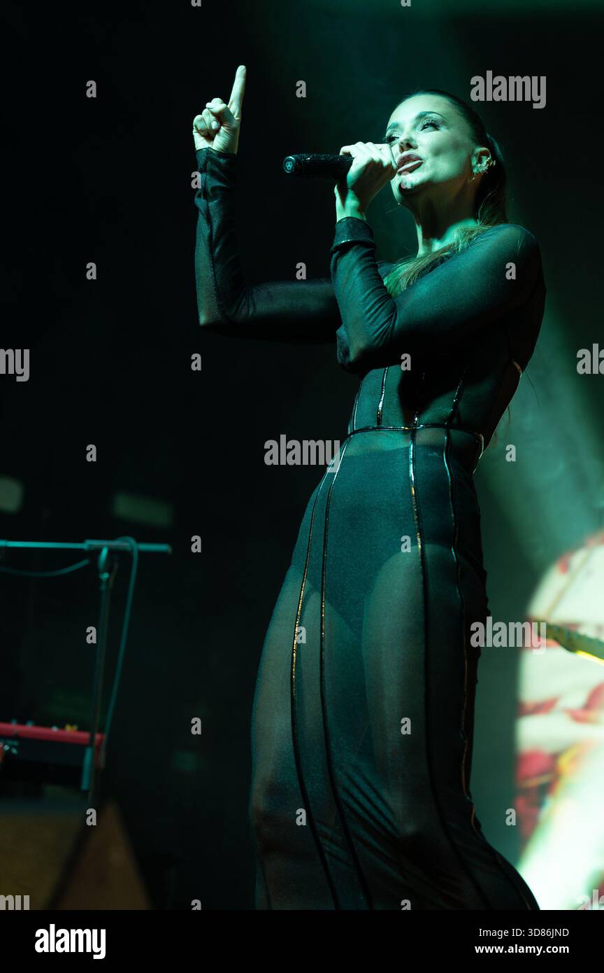 Singer Lorena Gomez performs during the live presentation of her EP ...