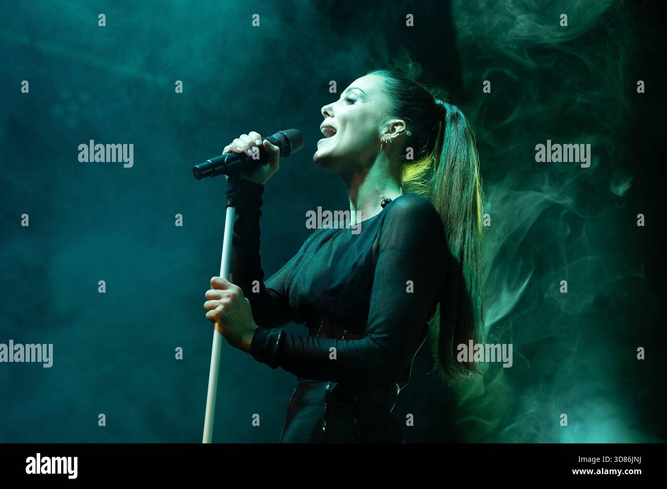 Singer Lorena Gomez performs during the live presentation of her EP ...