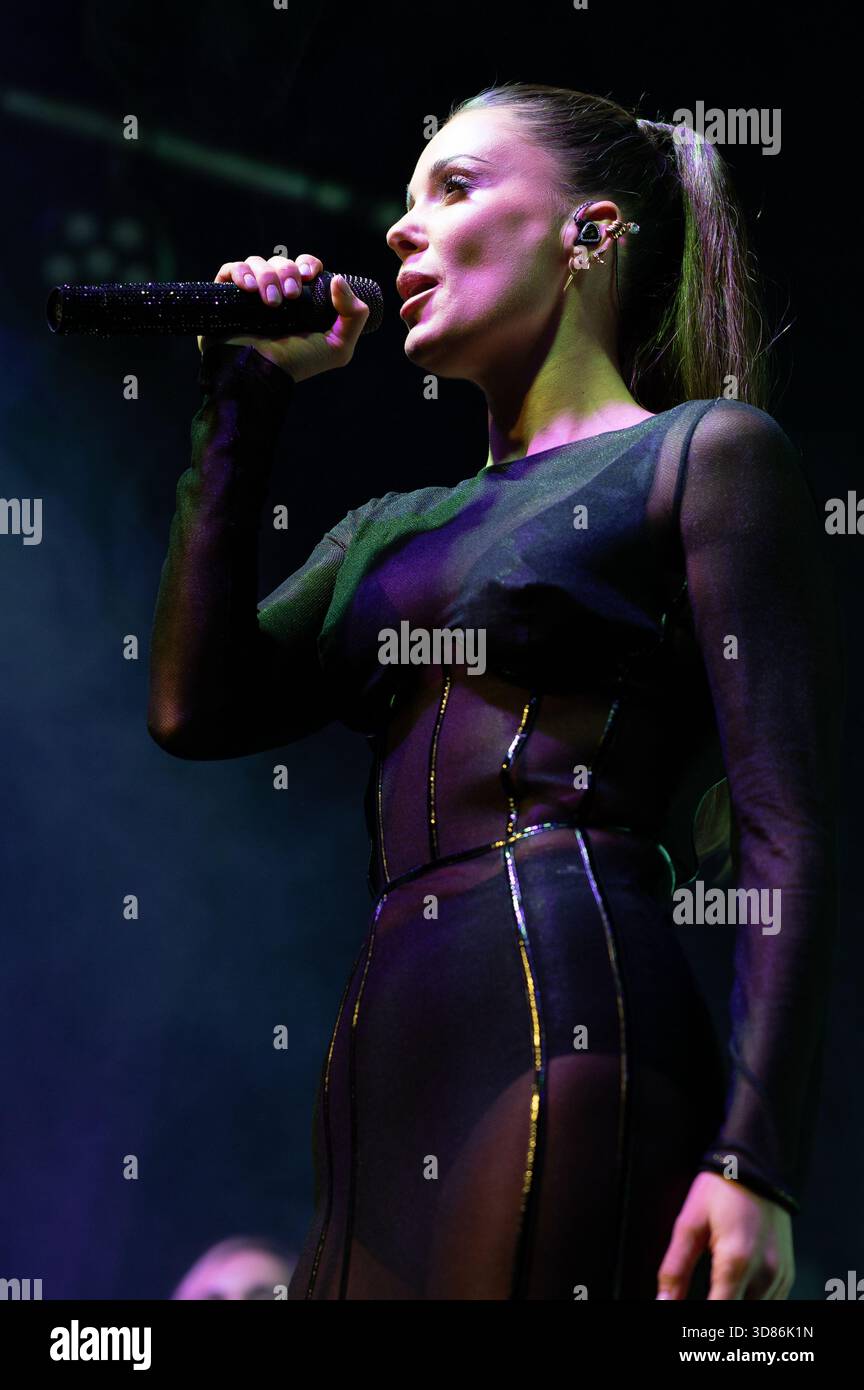 Singer Lorena Gomez performs during the live presentation of her EP ...