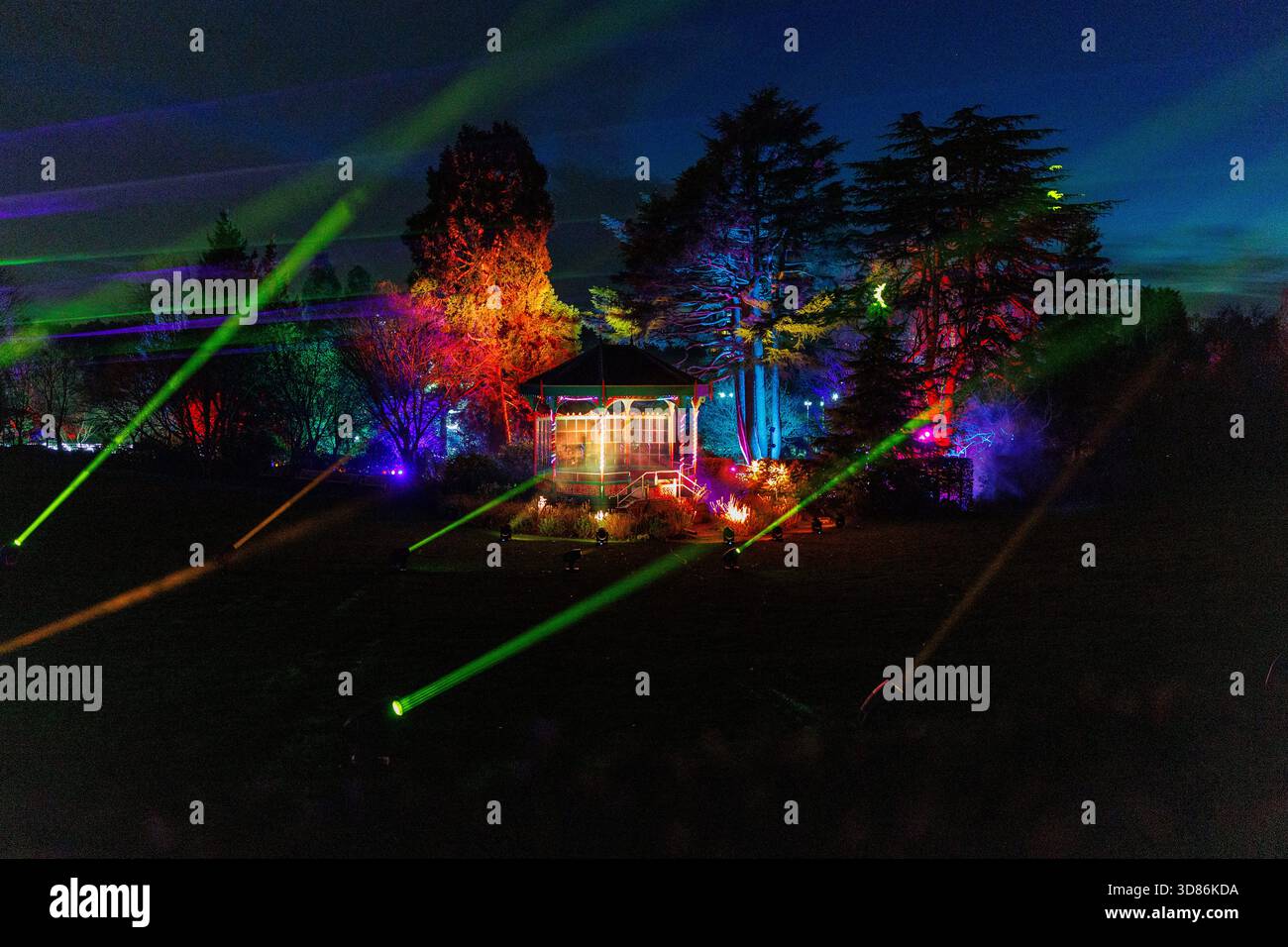 Birmingham, Botanical Gardens, UK. 28 November 2025, Luminate Launch ...