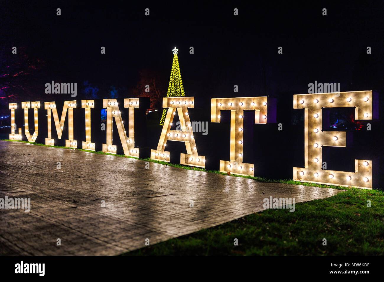 Birmingham, Botanical Gardens, UK. 28 November 2025, Luminate Launch ...