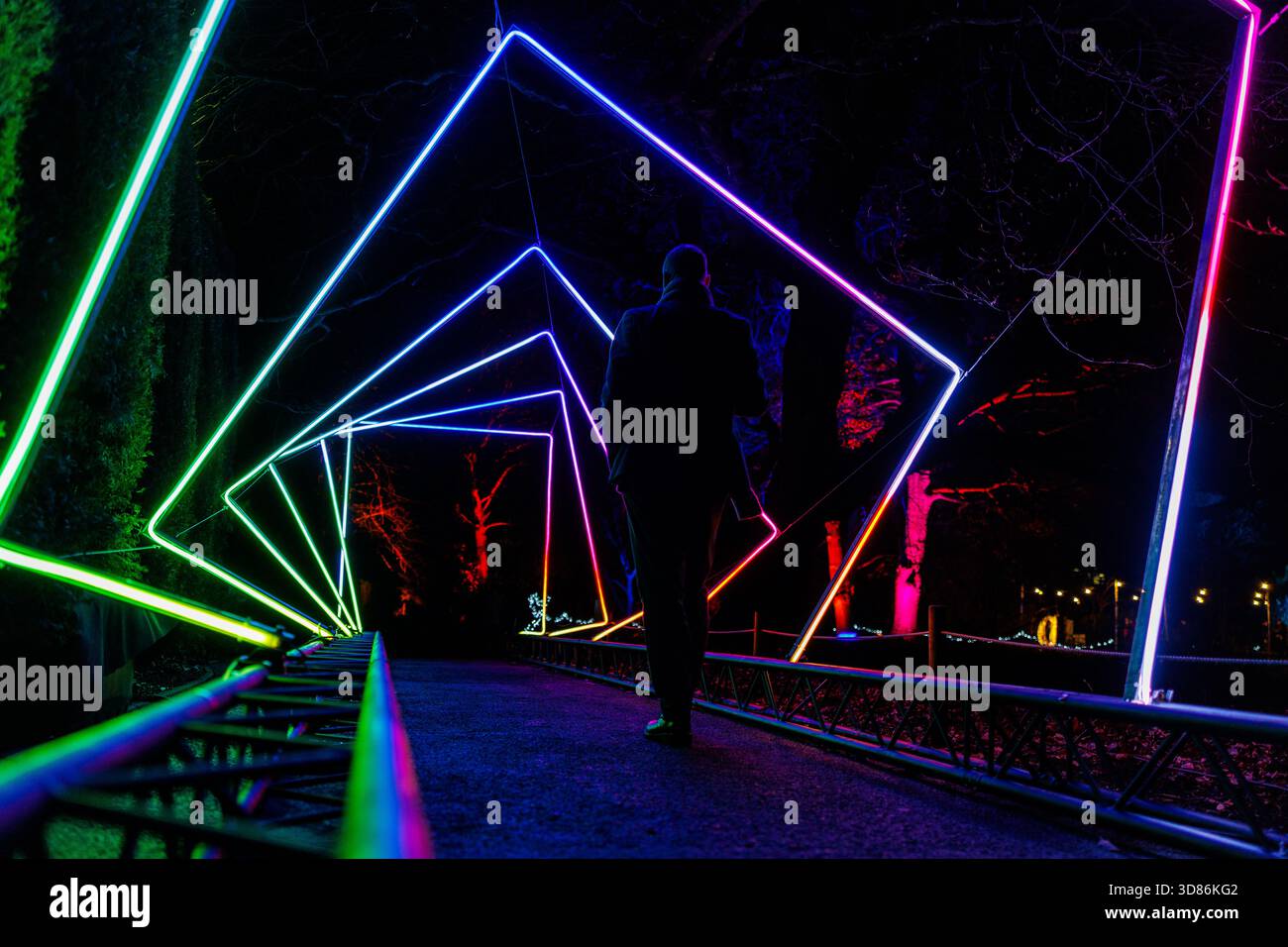 Birmingham, Botanical Gardens, UK. 28 November 2025, Luminate Launch ...