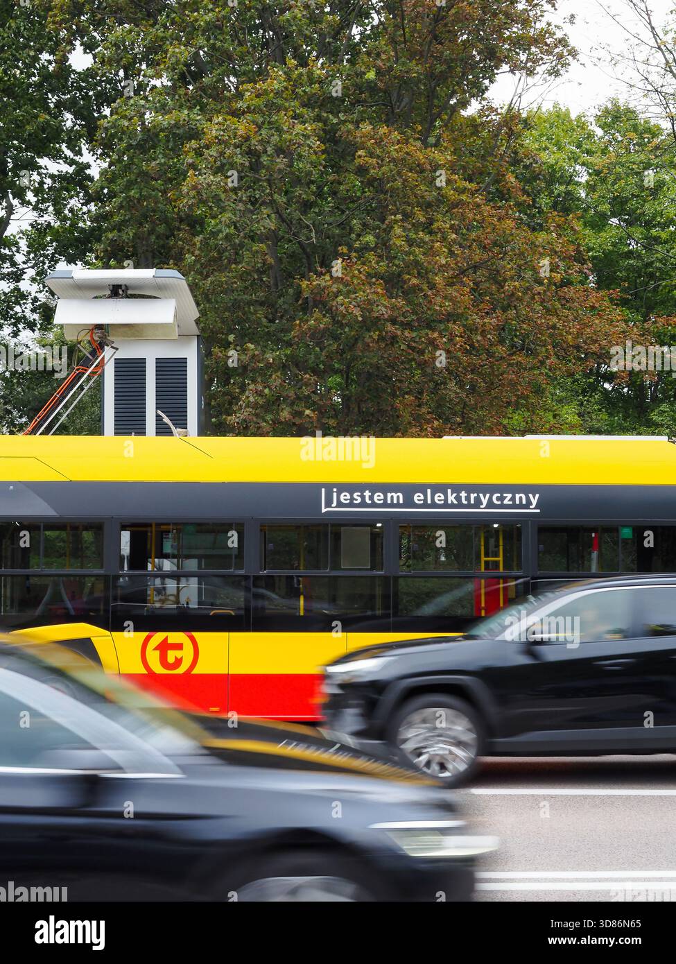 Warsaw, Poland - September 18, 2025: Electric City Bus Charging At ...