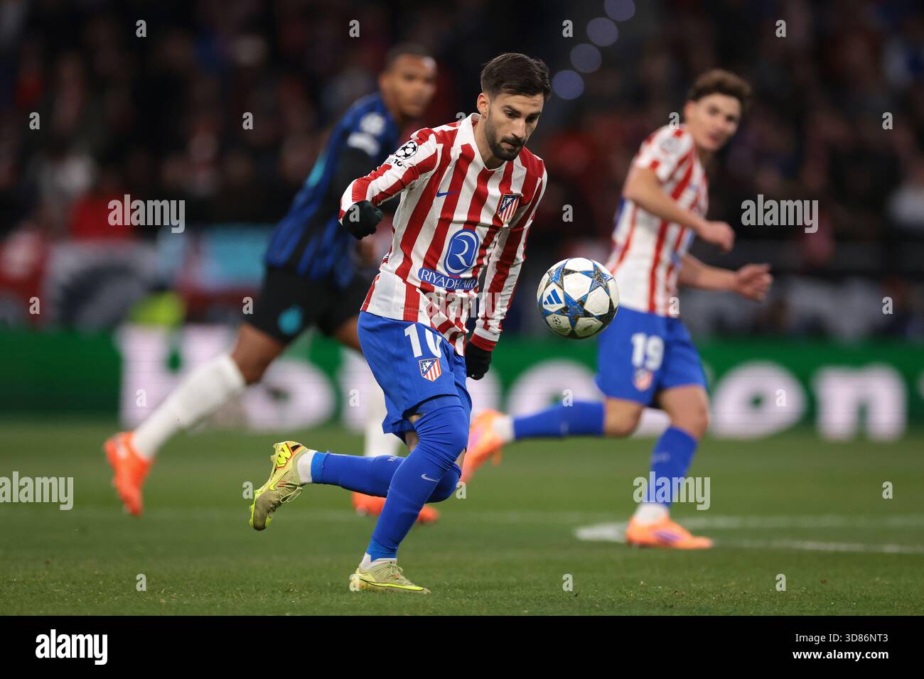 Madrid, Spain, 26th November 2025. Alex Baena of Atletico de Madrid ...