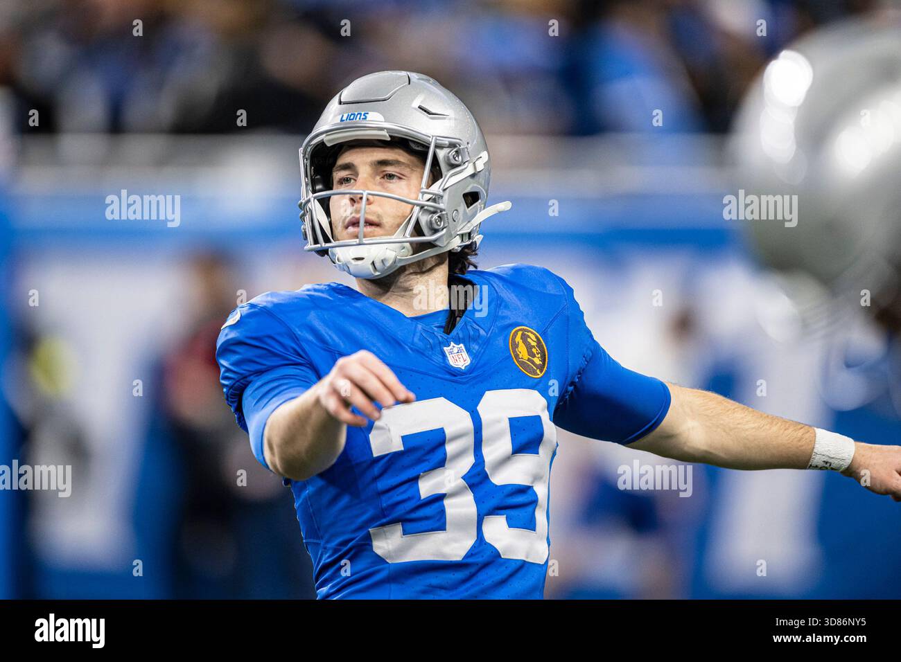 DETROIT, MI - NOVEMBER 27: Detroit Lions Place-kicker Jake Bates (39 ...