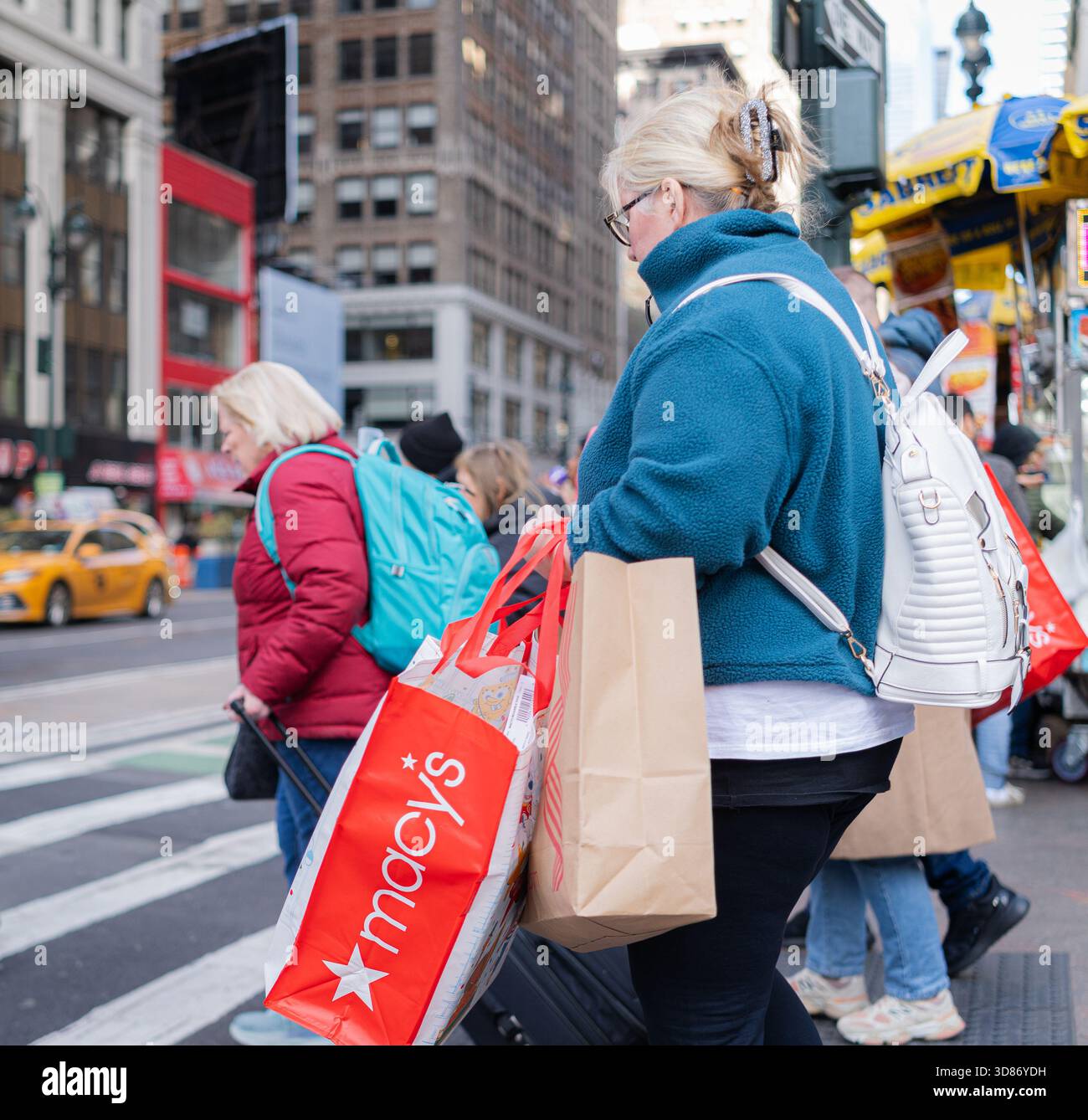 Black Friday shoppers at Herald Square in New York City, NY. November ...