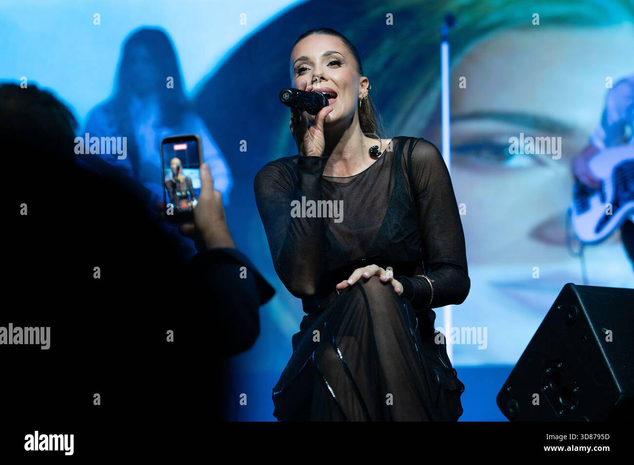 Singer Lorena Gomez performs during the live presentation of her EP ...