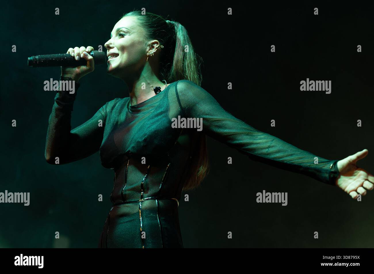 Singer Lorena Gomez performs during the live presentation of her EP ...