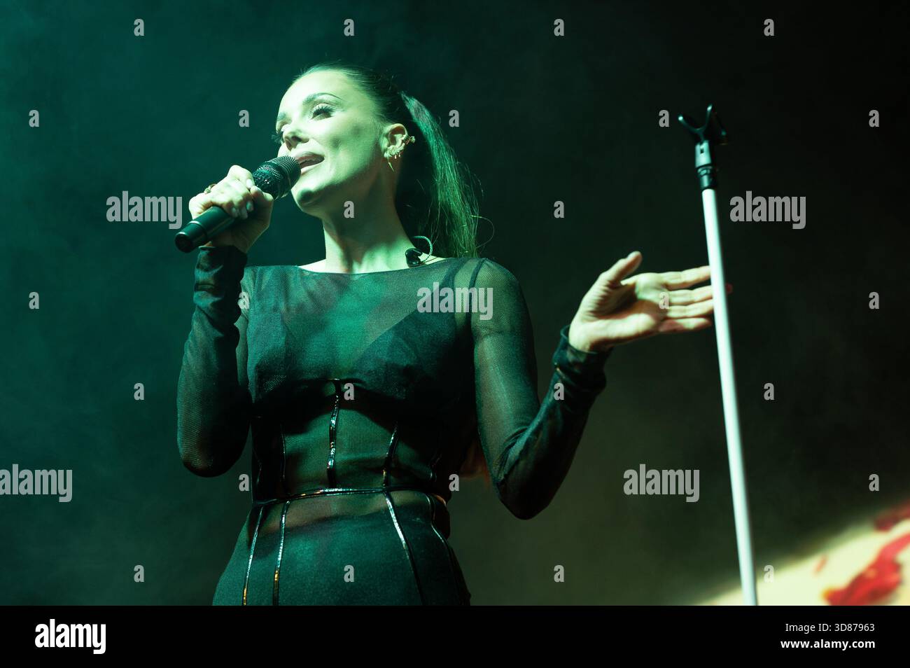 Singer Lorena Gomez performs during the live presentation of her EP ...